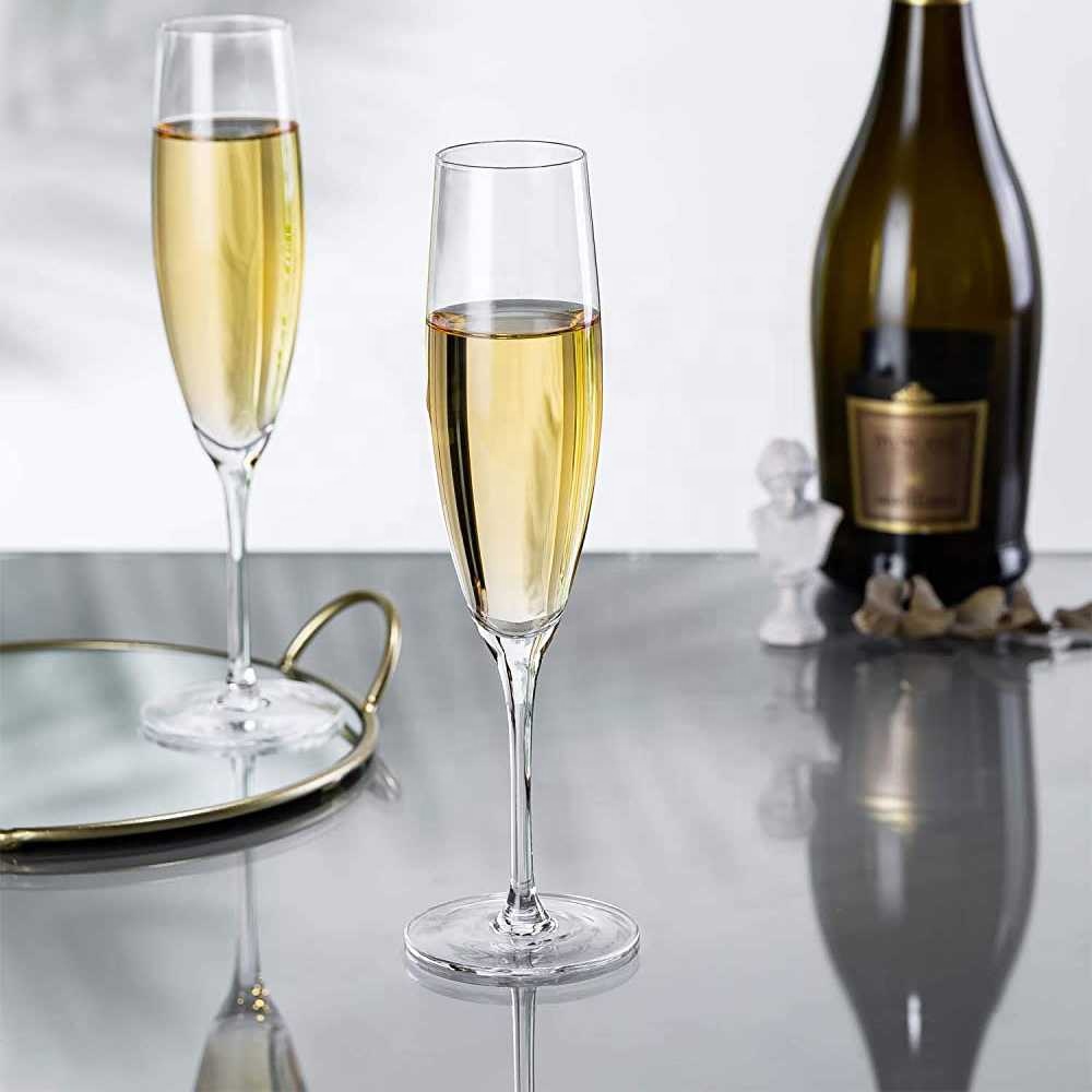 Crystal Clear Champagne Glasses