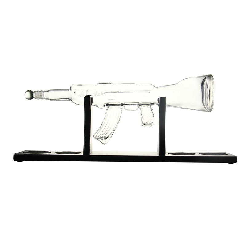 AK47 Rifle Gun Whiskey Wine Decanter